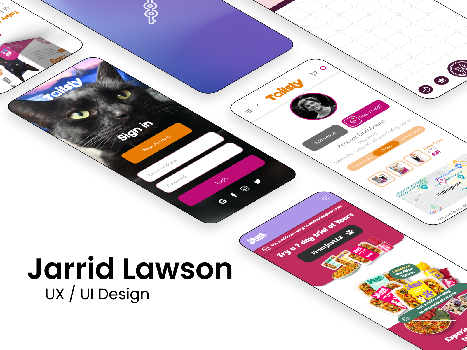 UX/UI Projects ~ Jarrid Lawson's - Crafting Digital Experiences
